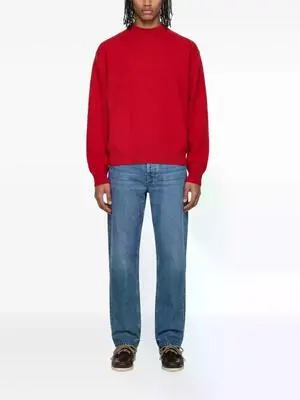 Jacquemus Embroidered Crew-neck Sweater - Red