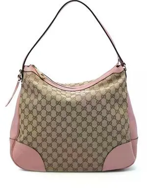 Gucci 2016-2026 Gg Canvas Bree Shoulder Bag - Neutrals