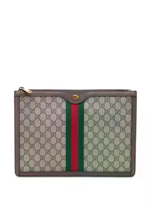 Gucci 2016-2026 Gg Supreme Web Ophidia Clutch Bag