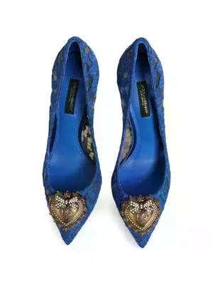 Dolce & Gabbana Taormina Lace Devotion Pumps