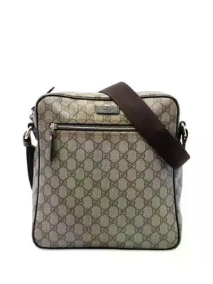 Gucci 2016-2026 Gg Supreme Crossbody Bag - Neutrals