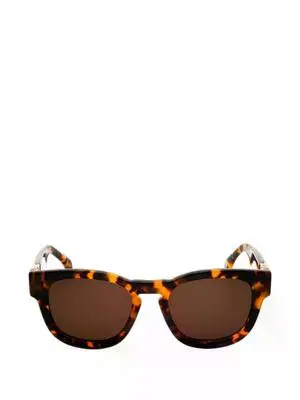 Palm Angels Riverside Round-frame Sunglasses - Black