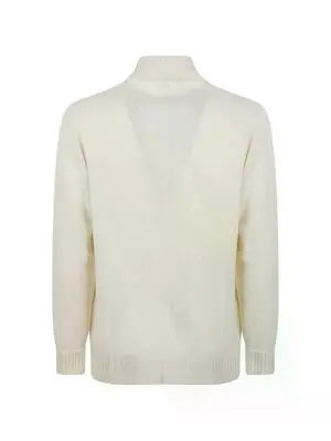 CRUCIANI Ribbed-knit Zip-up Cardigan