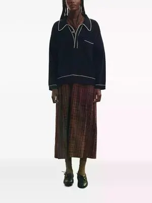 The Great. The Menswear Tipping Polo Sweater