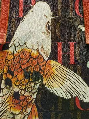 Carolina Herrera Koi Fish-print Tote Bag