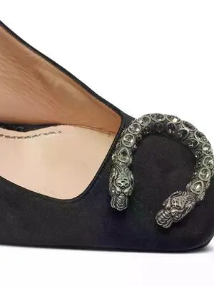 Gucci Dionysus Square-toe Pumps