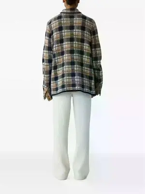 Guest In Residence Check Cashmere Shirt