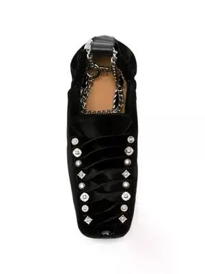 Toga Chain-embellished Loafers