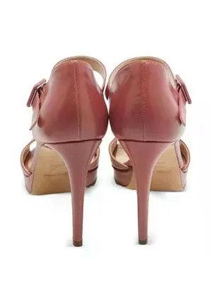 SERGIO ROSSI Ankle-strap Open-toe Sandals - Pink