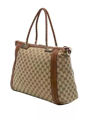 Gucci 2016-2026 Gg Canvas Bella Convertible Tote Satchel
