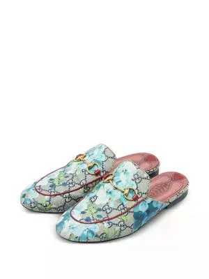 Gucci Princetown Blooms Horsebit Mules