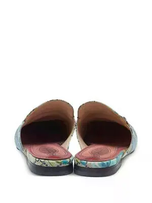 Gucci Princetown Blooms Horsebit Mules