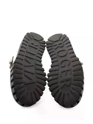 ROGER VIVIER 2000s Viv' Go-thick Strass Loafers