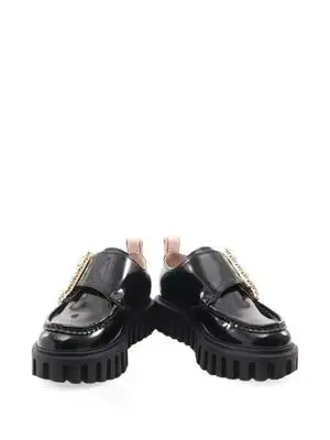 ROGER VIVIER 2000s Viv' Go-thick Strass Loafers