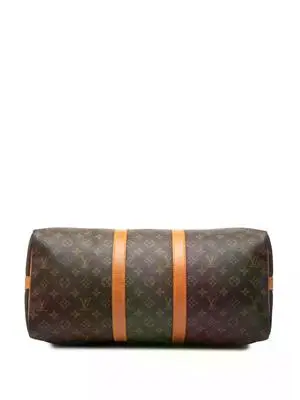 LOUIS VUITTON 1990 Monogram Keepall Bandouliere 45 Travel Bag