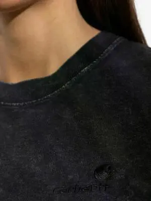 Carhartt Work In Progress S/s Lambert Logo-embroidered Acid-wash T-shirt