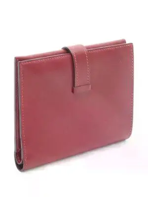 Hermès 2003 Bearn Compact Bi-fold Wallet - Red