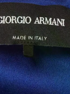 Giorgio Armani Draped Cape Sleeve Top