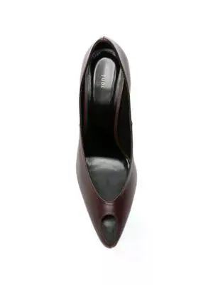 JUDE Icon Creased-leather Pumps
