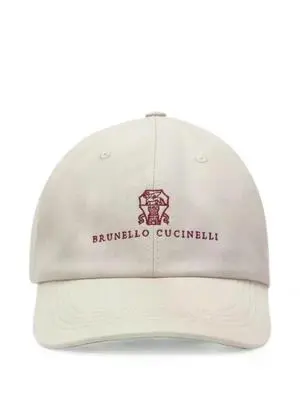 Brunello Cucinelli Logo-embroidered Baseball Cap - Neutrals