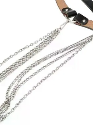 Our Legacy Chain-link Leather Belt