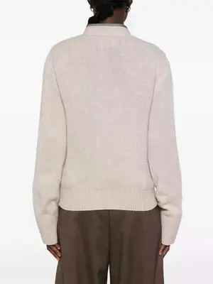 LISA YANG Danni V-neck Patch-pocket Cardigan - Neutrals