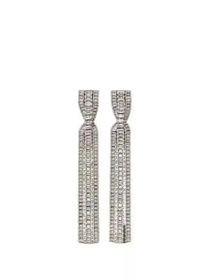 Isabel Marant Étoile Crystal-embellished Drop Earrings - Silver