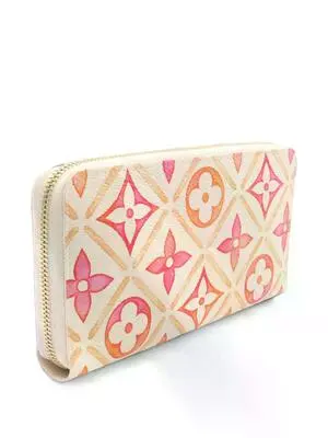 LOUIS VUITTON 2010s Monogram Tiles Zippy Wallet