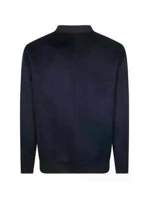 AMARANTO Ribbed-trim Bomber Jacket
