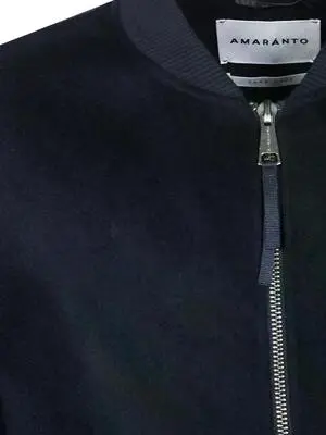 AMARANTO Ribbed-trim Bomber Jacket