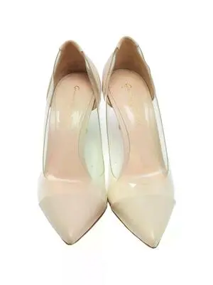 GIANVITO ROSSI Plexi Point-toe Heeled Pumps