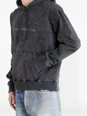 Alpha Industries Acid-wash Logo Hoodie
