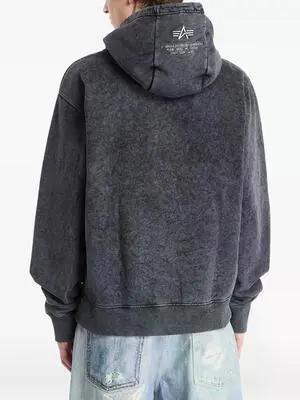 Alpha Industries Acid-wash Logo Hoodie