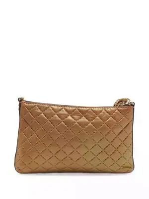 Carolina Herrera Quilted Embossed Shoulder Bag