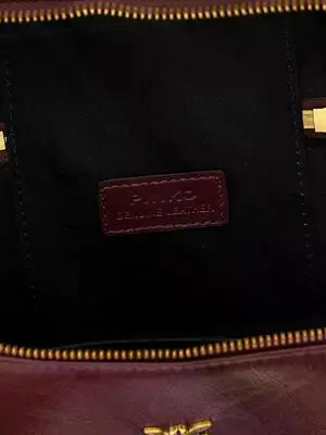 Pinko Small Crossbody Bag In Glossy Leather