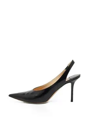 JIMMY CHOO Ivy Slingback Leather Pumps