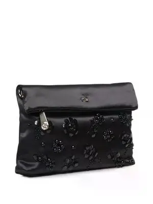 V°73 Kayla Floral-appliqué Jewel-embellished Shoulder Bag