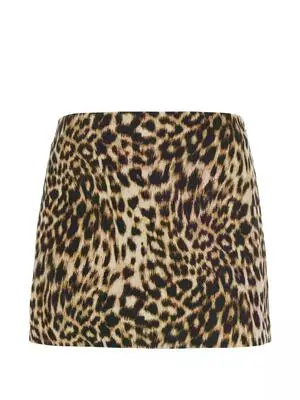 Michael Kors Leopard-print Skirt