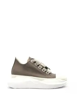 Rick Owens Jumbolace Abstract Low Sneaks Sneakers - Grey