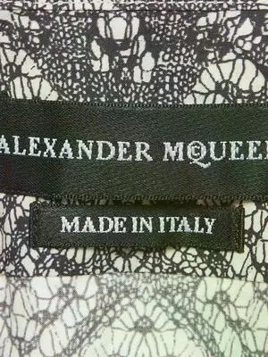 Alexander McQueen Geometric-print Poplin Shirt