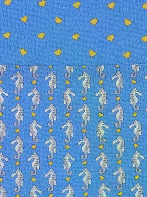 FERRAGAMO Seahorse-print Silk Tie