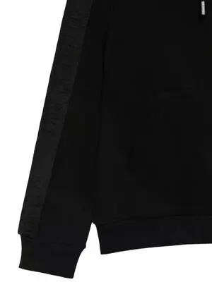 Karl Lagerfeld Logo-tape Zip-up Hoodie