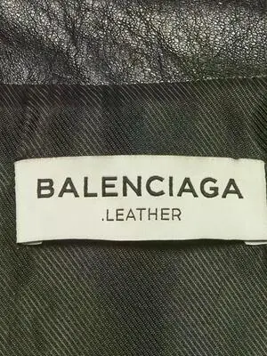 Balenciaga New Moto Leather Biker Jacket