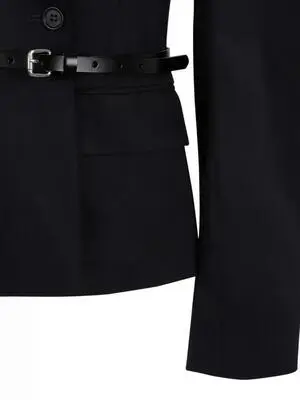 P.a.r.o.s.h Belted Puff-sleeve Jacket
