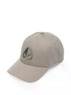 Moose Knuckles Logo-plaque Baseball Cap Grey