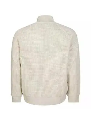 Altea Waffle-knit Zip-up Cardigan