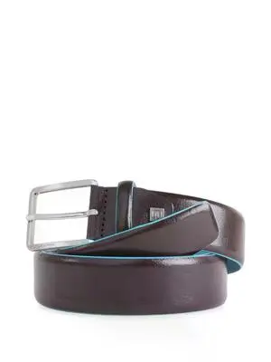 PIQUADRO Prong-buckle Leather Belt - Brown