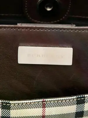 Burberry 2000-2017 House Check Canvas Tote Bag