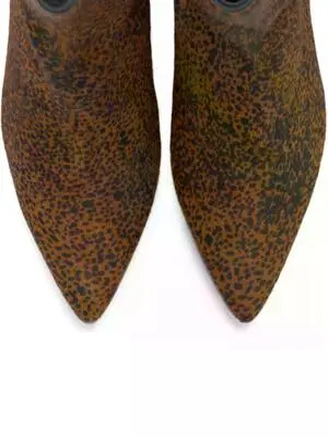 CastaÑer Tatiana Leopard-print Ankle Boots