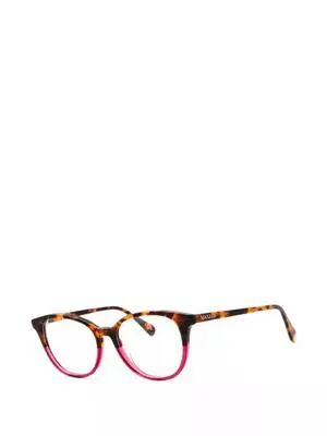 MAX&CO. Tortoiseshell-effect Round-frame Glasses